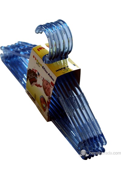 OMAK® Kristal Çocuk Elbise Askısı 6'Lı