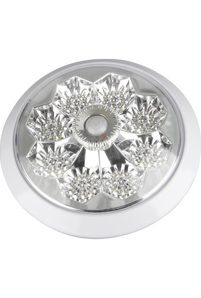 Modelight Ledli Sensörlü Tavan Armatürü Krom Modelight Ledli Sensörlü Tavan Armatürü Krom