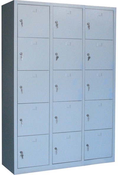 On Beş Kapaklı Emanet Dolabı