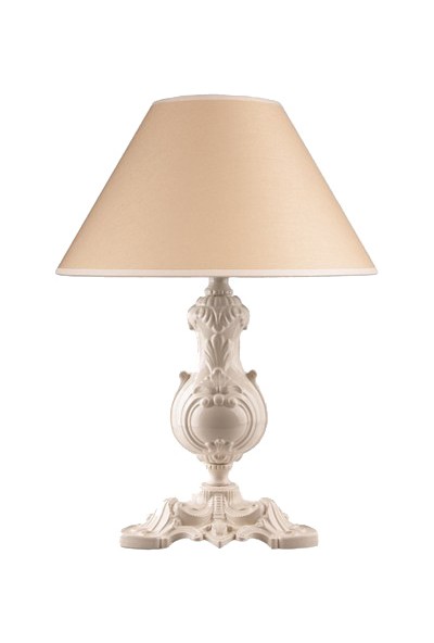 Fivorno Bacchetta Krem Kumaş Başlıklı Krem Hürrem Ayak Abajur