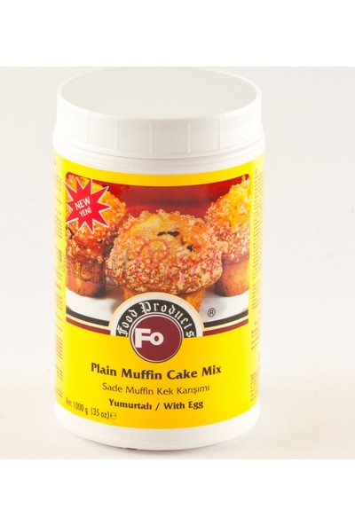 Fo Gıda Fo Sade Muffin Kek Karışımı Yumurtalı (1 kg) Fo Gıda Fo Sade Muffin Kek Karışımı Yumurtalı (1 kg)