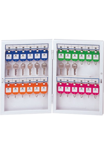 Lamiess 24 K Metal Kilitli Anahtar Dolabı