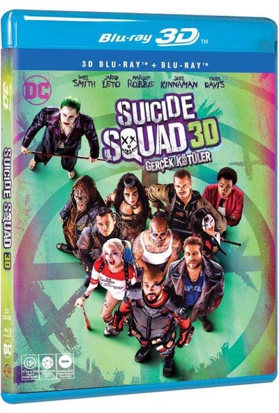 Suicide Squad: Gerçek Kötüler (3D + Blu-Ray Combo) Suicide Squad: Gerçek Kötüler (3D + Blu-Ray Combo)