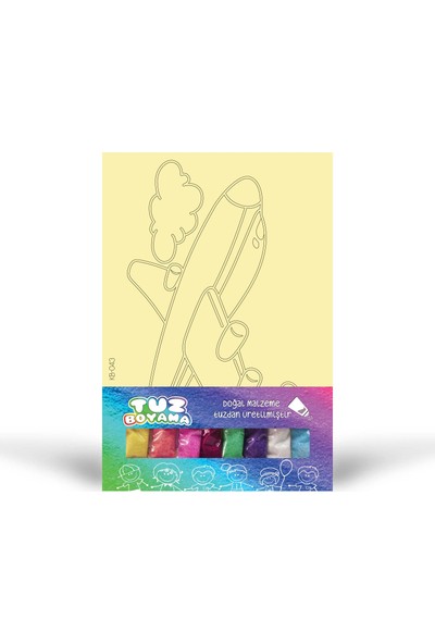 Yolcu Uçağı Tuz Boyama KB-043 Yolcu Uçağı Tuz Boyama KB-043
