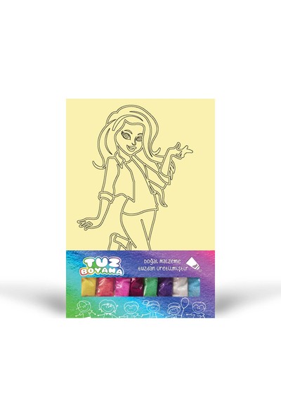 Şirin Kız Tuz Boyama KB-107
