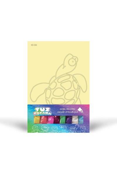 Kaplumbağa-2 Tuz Boyama KB-084