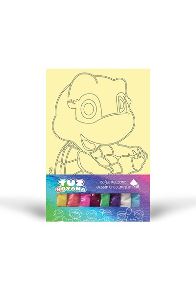 Kaplumbağa-3 Tuz Boyama KB-098