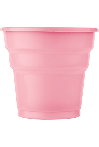 Poppy Plastik Renkli Pembe Bardak 100 Adet(4 Paket) Poppy Plastik Renkli Pembe Bardak 100 Adet(4 Paket)