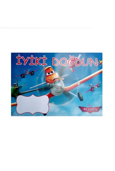 Partypark Uçaklar Doğum Günü Afiş