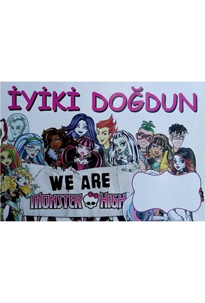 Partypark Monster High Doğum Günü Afiş Partypark Monster High Doğum Günü Afiş