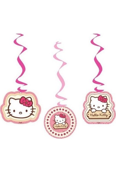 Partypark Hello Kity 3'Lü Asma Süs