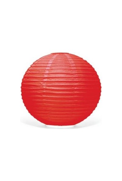 Partypark Kağıt Avize Fener Kırmızı