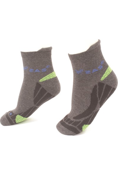 2AS - Coolmax Koton Koşu Çorabı Gri