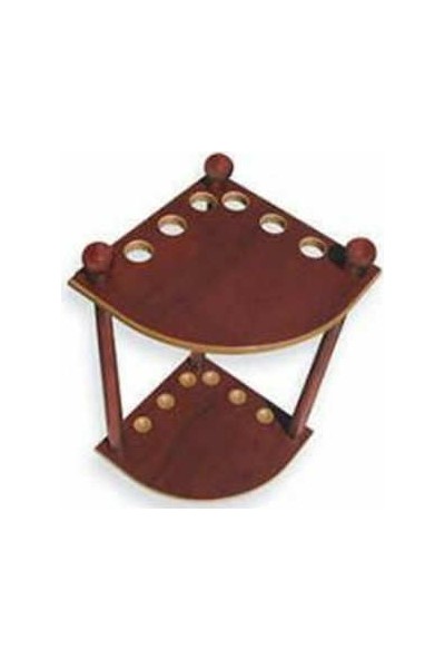 Alp Bilardo Istakası Ahşap Köşe Sehpası