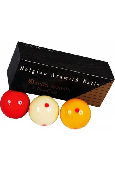 Aramith Pro Cup 61.5 Mm Üç Bant Bilardo Topu Seti Aramith Pro Cup 61.5 Mm Üç Bant Bilardo Topu Seti