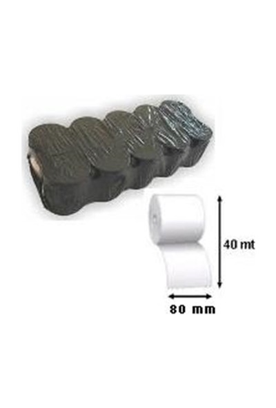 Barkodsarf Termal Rulo 80 mm x 40 Metre Pos Ve Fiş Rulosu (10 Adet) Barkodsarf Termal Rulo 80 mm x 40 Metre Pos Ve Fiş Rulosu (10 Adet)