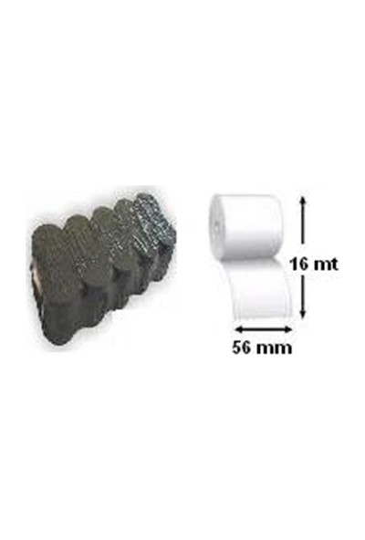 Barkodsarf Termal Rulo 56 mm x 16 Metre Pos Ve Fiş Rulosu (10 Adet) Barkodsarf Termal Rulo 56 mm x 16 Metre Pos Ve Fiş Rulosu (10 Adet)
