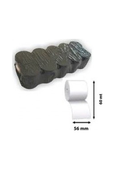 Barkodsarf Termal Rulo 56 mm x 60 Metre Pos Ve Fiş Rulosu (10 Adet) Barkodsarf Termal Rulo 56 mm x 60 Metre Pos Ve Fiş Rulosu (10 Adet)