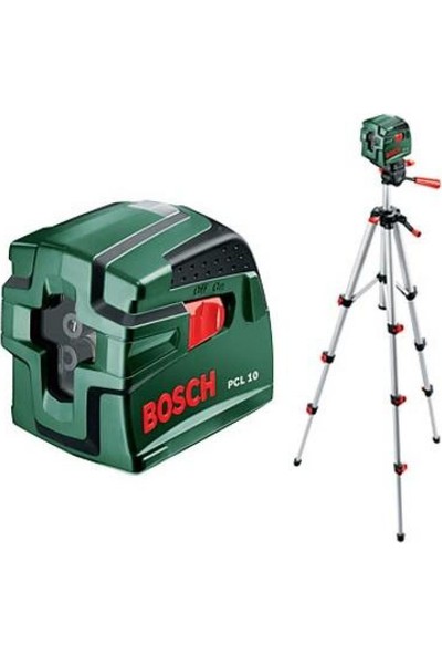 Bosch Pcl 10 Set Çapraz Çizgili Hizalama Lazeri 10 Metre Bosch Pcl 10 Set Çapraz Çizgili Hizalama Lazeri 10 Metre