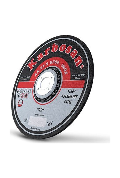 Karbosan Inox Thin Line Kesme Diski 115X1.0X22.23 (10'lu) Karbosan Inox Thin Line Kesme Diski 115X1.0X22.23 (10'lu)