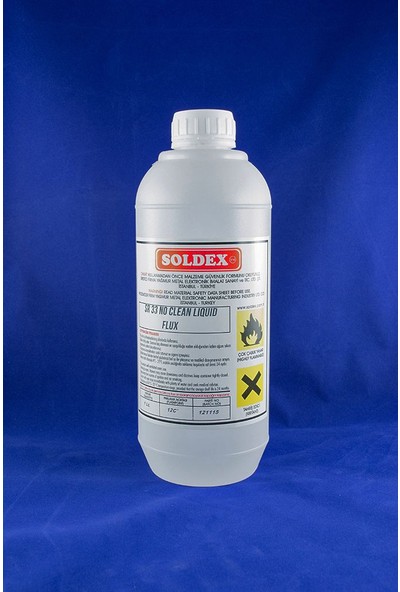 Soldex Temizlik Gerektirmeyen Sıvı Flux 1 Lt. Soldex Temizlik Gerektirmeyen Sıvı Flux 1 Lt.