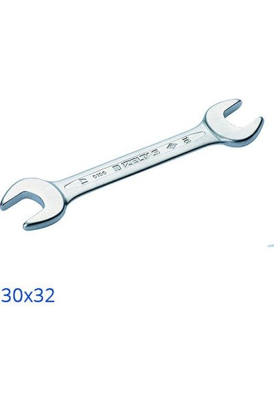 İzeltaş Çatal İki Ağız Anahtar Kısa Boy 30X32
