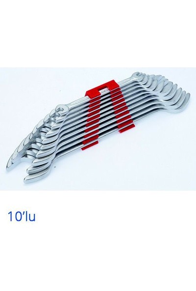 İzeltaş Çatal İki Ağız Anahtar Takımı Uzun Boy 10'Lu