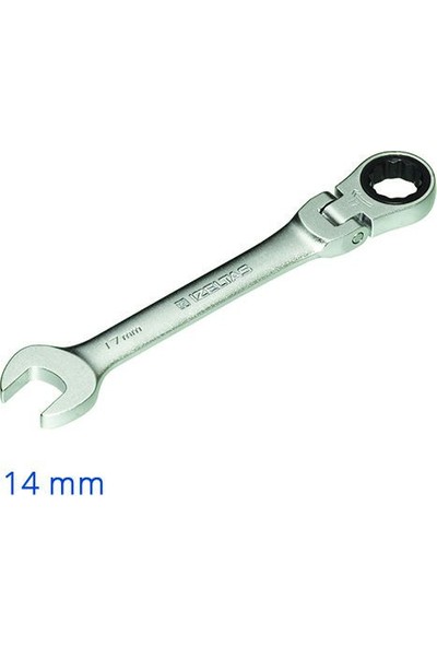 İzeltaş Mafsallı Cırcır Kombine Anah. 14 Mm