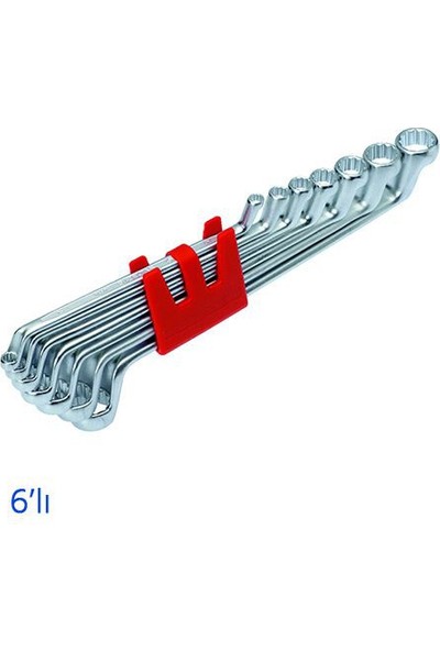 İzeltaş Yıldız İki Ağız Anahtar Takımı 6'Li
