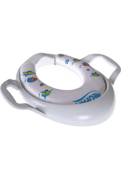 Klozet Adaptötü Çocuk Yumuşak Saplı 27x27cm Balık Desen Plastik Klozet Adaptötü Çocuk Yumuşak Saplı 27x27cm Balık Desen Plastik