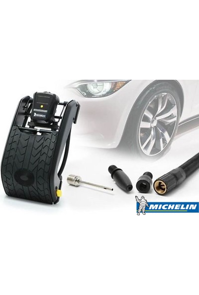 Michelin MC12209 Dijital Basınç Göstergeli Çift Pistonlu Ayak Pompası