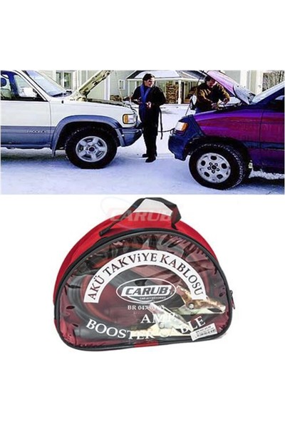 Carub Akü Takviye Kablosu 200A Çantalı Carub Akü Takviye Kablosu 200A Çantalı