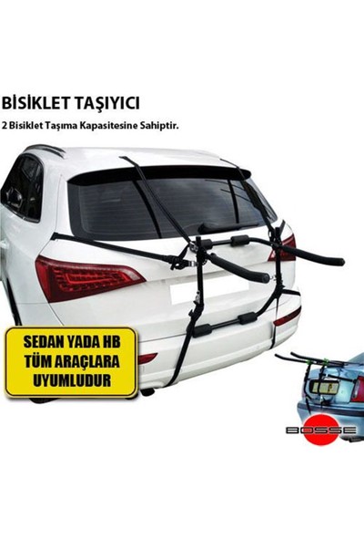 Carub Oto Bisiklet Taşıyıcı 2 Bisiklet Uyumlu