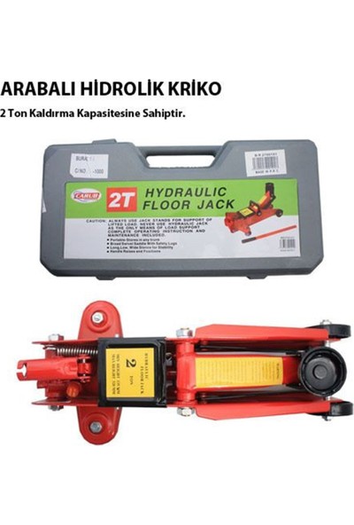 Nettedarikcisi Arabalı Hidrolik Kriko 2 Ton Plastik Çantalı Nettedarikcisi Arabalı Hidrolik Kriko 2 Ton Plastik Çantalı