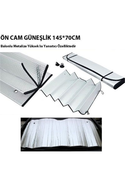 Nettedarikcisi Ön Cam Güneşlik Minibüs Metalize Balonlu Nettedarikcisi Ön Cam Güneşlik Minibüs Metalize Balonlu