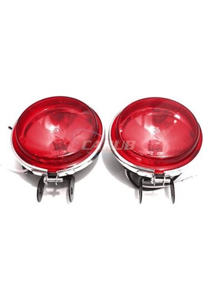 Carub Sis Lambası 12V 9Cm Oben Yuv Metal Siy Kırmz Carub Sis Lambası 12V 9Cm Oben Yuv Metal Siy Kırmz