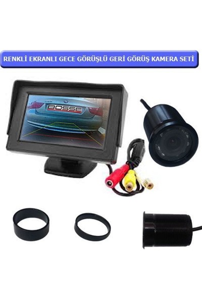Nettedarikcisi Renkli Gece Görüş Kameralı Ekranlı Park Seti Nettedarikcisi Renkli Gece Görüş Kameralı Ekranlı Park Seti