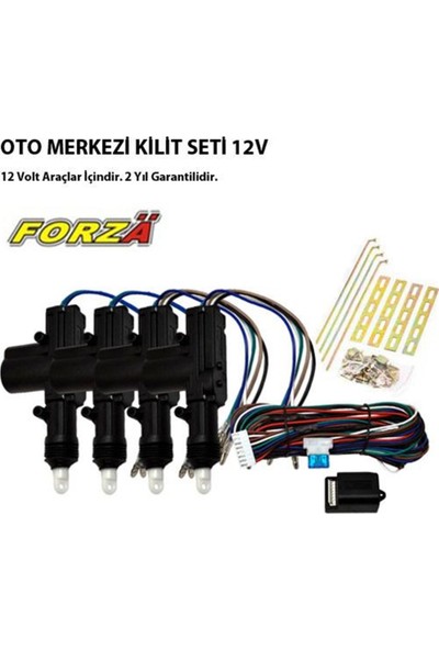 Nettedarikcisi Oto Merkezi Kilit Seti 12 Volt 4 Kapı İçin Nettedarikcisi Oto Merkezi Kilit Seti 12 Volt 4 Kapı İçin