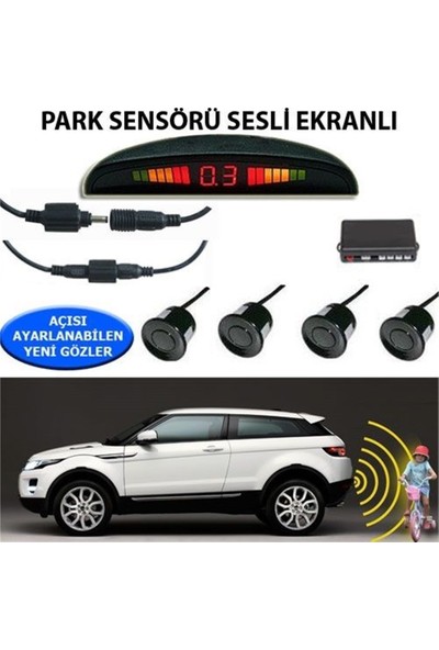 Nettedarikcisi Türkçe Konuşan Park Sensörü Ekranlı Siyah Nettedarikcisi Türkçe Konuşan Park Sensörü Ekranlı Siyah