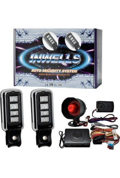 Nettedarikcisi İnwells Oto Alarmı 12V 3823B