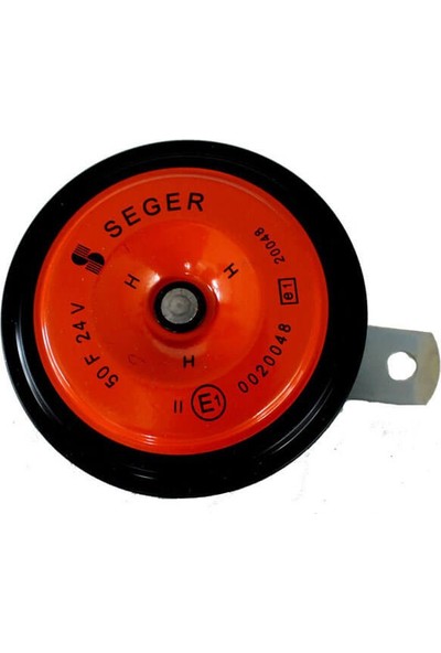 Seger Korna 24V 50F 435Hz Kalın Ses Sıvamalı Seger Korna 24V 50F 435Hz Kalın Ses Sıvamalı