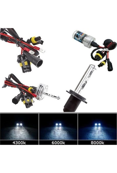 Nettedarikcisi H7 8000K Xenon Far Ampulü Nettedarikcisi H7 8000K Xenon Far Ampulü