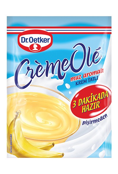 Dr. Oetker Creme Ole Muzlu Krem Tatlı 110 g Dr. Oetker Creme Ole Muzlu Krem Tatlı 110 g