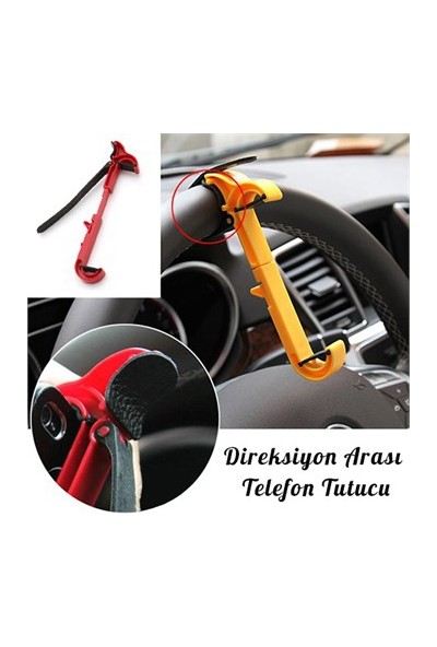 Helen's Car Care Direksiyon Arası Telefon Tutucu