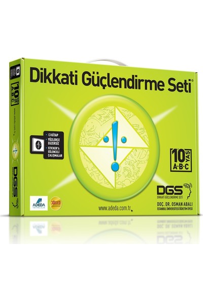 Dikkati Güçlendirme Seti ~ 4. Sınıf - 10 Yaş - Osman Abalı Dikkati Güçlendirme Seti ~ 4. Sınıf - 10 Yaş - Osman Abalı