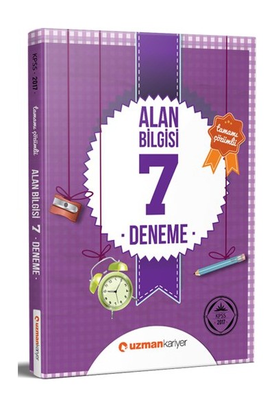 Uzman Kariyer Yayınları Kpss 2017 A Grubu 7 Deneme Çözümlü Uzman Kariyer Yayınları Kpss 2017 A Grubu 7 Deneme Çözümlü