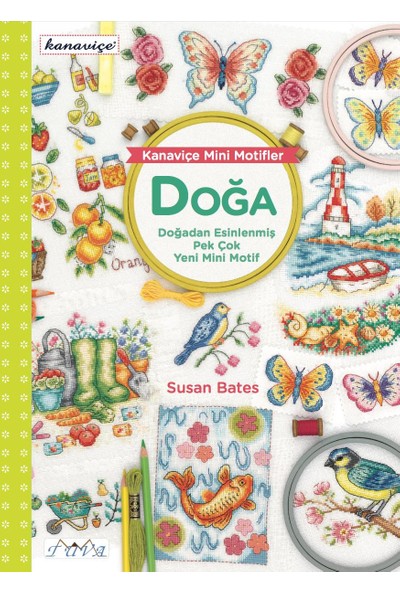 Kanaviçe Mini Motifler Doğa - Susan Bates Kanaviçe Mini Motifler Doğa - Susan Bates