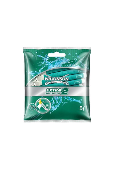 Wilkinson Sword Extra 2 Sensitive - Çift Bıçaklı Kullan At Tıraş Bıçağı 5'li Paket Wilkinson Sword Extra 2 Sensitive - Çift Bıçaklı Kullan At Tıraş Bıçağı 5'li Paket