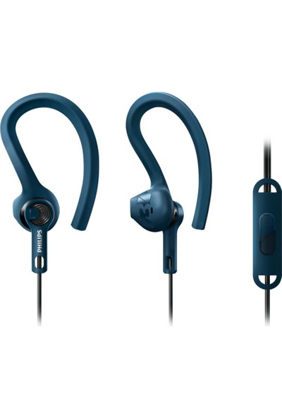 Philips SHQ1405BL AcitonFit Mikrofonlu Kulak İçi Spor Kulaklığı Philips SHQ1405BL AcitonFit Mikrofonlu Kulak İçi Spor Kulaklığı