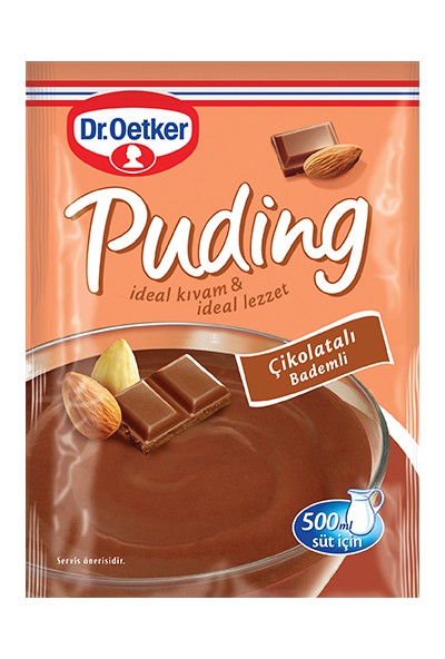 Dr. Oetker Çikolatalı Bademli Puding 118 gr